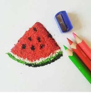 Artista cria incríveis obras usando raspas de lápis apontados