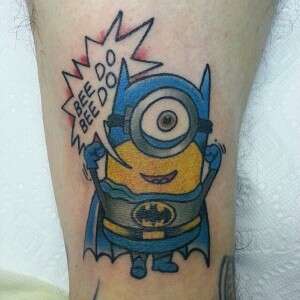 36 Mais Criativas Tatuagens De Minions
